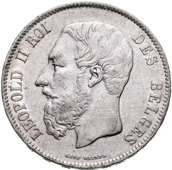 Монета 5 франков Бельгия 1870 год Леопольд II - купить в интернет-магазине OZON с быстрой ...