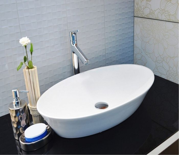 Раковина CeramaLux 9397x60.5 см, белый купить по доступной цене с доставкой в интернет-магазине ...