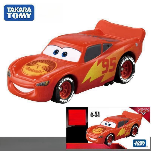 Машинка Молния Маккуин Красный дракон C34 из мультика тачки - купить с ...