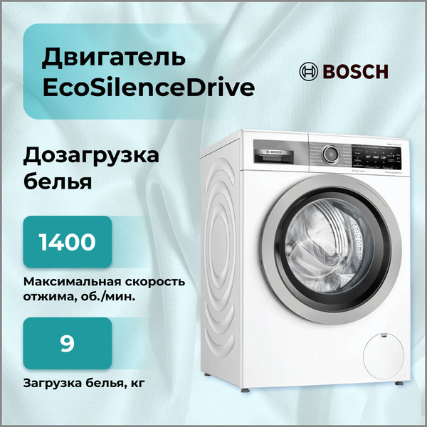 Стиральная машина Bosch WAV28G43, белый - купить по выгодной цене в интернет-магазине OZON ...
