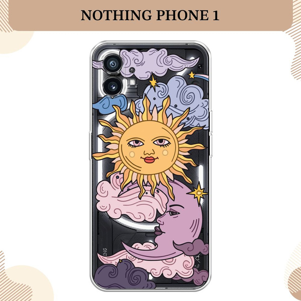 Силиконовый чехол на Nothing Phone 1 / Нотинг Фон 1, Sun and Moon ...