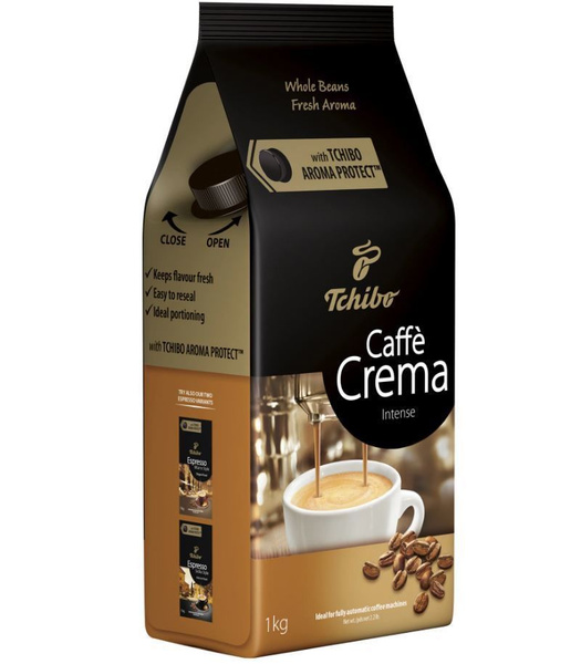Tchibo Caffe Crema Intense кофе в зернах 1 кг - купить с доставкой по ...
