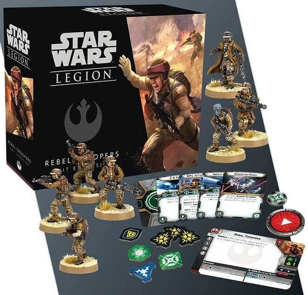 Настольная игра STAR WARS LEGION CORE WARE: REBEL TROOPERS UNIT ...