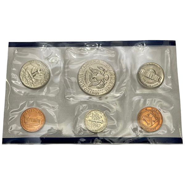 США, набор монет 1, 5, 10, 25, 50 центов "U.S. Mint Uncirculated Coin ...