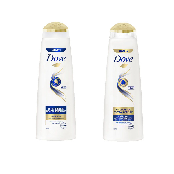 Dove Набор для волос Интенсивное восстановление: Шампунь, 380 мл ...