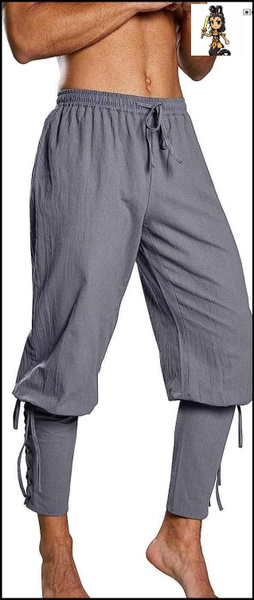 Брюки Мужской палаццо серый Breathable Домашний, Повседневный, размер ...