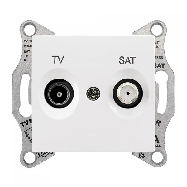 SDN3401221 TV/SAT РОЗЕТКА проходная, 8dB, БЕЛЫЙ SEDNA SE - купить по ...