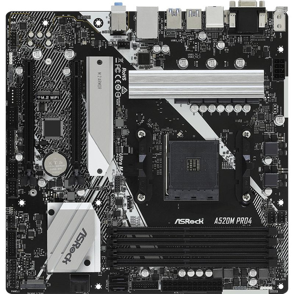 Материнская плата ASRock A520M PRO4 купить по низкой цене с доставкой и ...