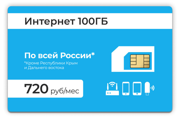 Интернет тариф для модема Allo-internet SIM-карта SIM-карта + 100ГБ ...