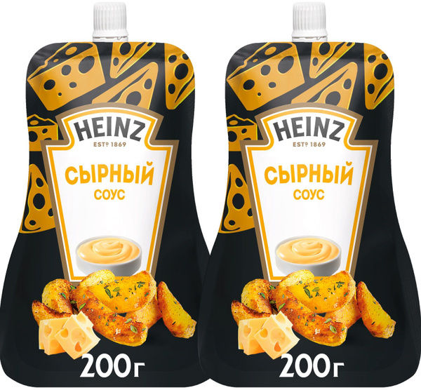 Соус Heinz Сырный, 2 шт по 200г - купить с доставкой по выгодным ценам ...