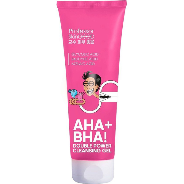 PROFESSOR SKINGOOD Гель для умывания лица "AHA+BHA! DOUBLE POWER ...