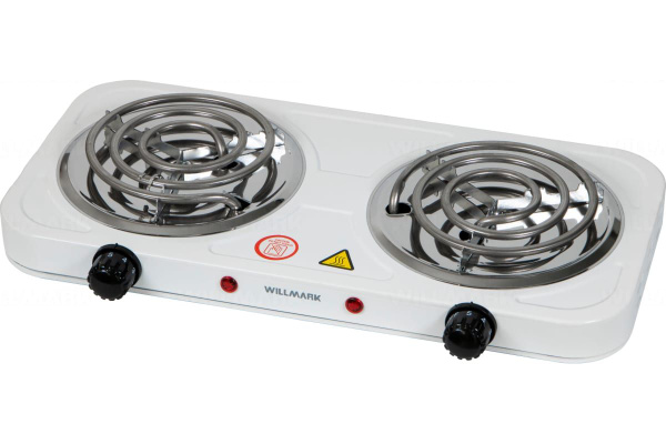 Плитка электр. Willmark HS-210TW 2 конфорки, 2х1000 Вт, тэн, чаша нерж - купить с доставкой по ...