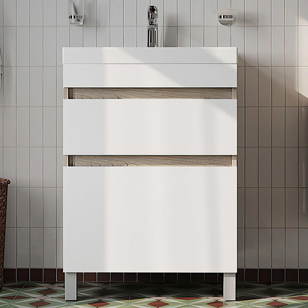 Тумба с раковиной IDDIS Zodiac 60 60, 5 см, в скандинавском стиле, из ...