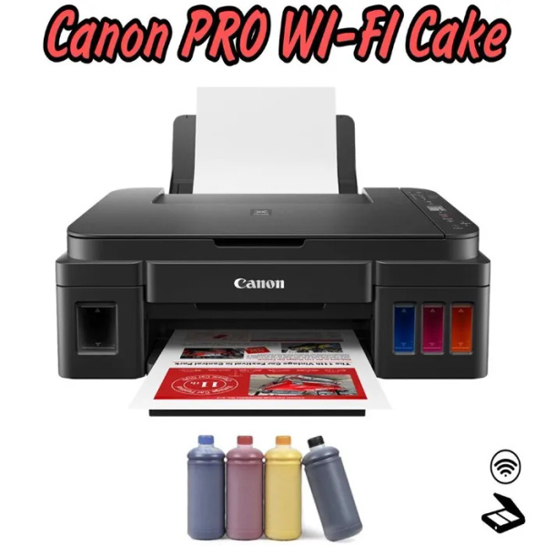 Пищевой принтер Canon PRO WiFi Cake - купить с доставкой по выгодным ...