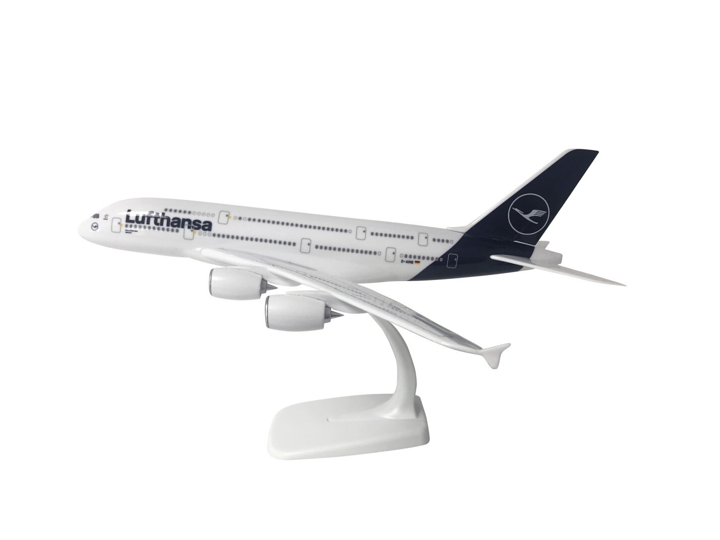 Модель самолёта сборная коллекционная Lufthansa A-380-800 Limox 1:250 ...