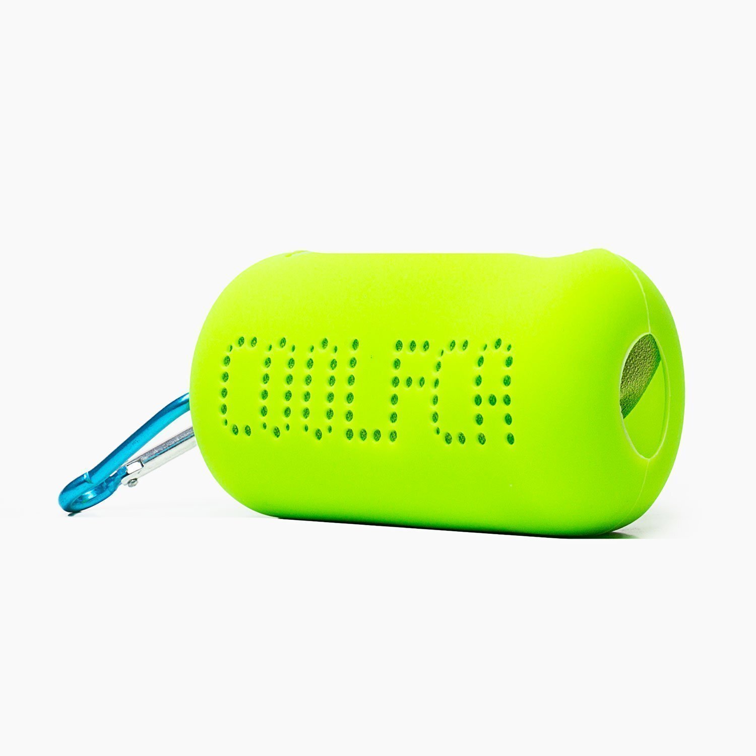 Полотенце для фитнеса из микрофибры в силиконовом боксе 30*100,зеленый ...