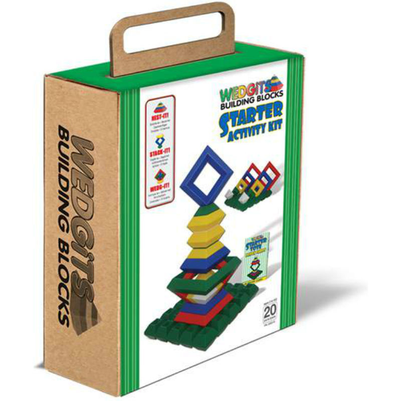 Конструктор WEDGITS "Starter Activity Kit": 20 деталей, доска, набор ...