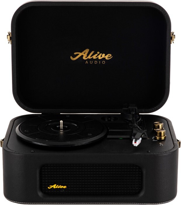 Виниловый проигрыватель Alive Audio STORIES Glam Noir c Bluetooth по ...