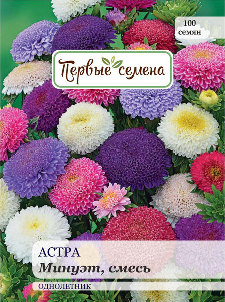 Астры однолетние Первые семена 034092-1Семена - купить по выгодным ...