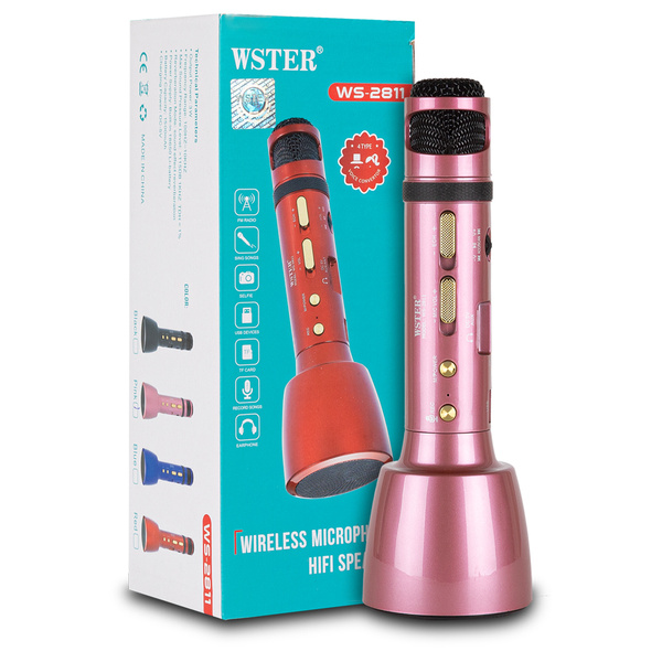 Микрофон для живого вокала WSTER WS-2811 - купить по выгодной цене в интернет-магазине OZON ...