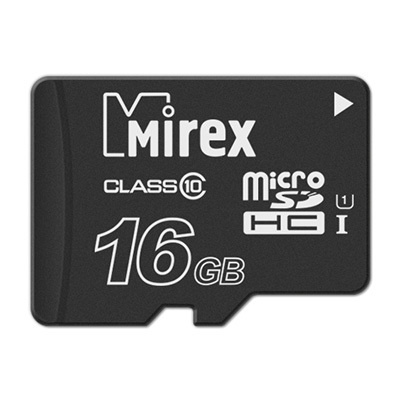 Карта памяти MicroSD 16 GB Mirex Class 10 UHS-I без адаптера - купить с ...