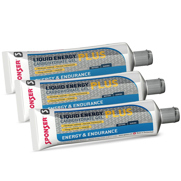 SPONSER Углеводный гель LIQUID ENERGY PLUS (3x70г) купить на OZON по ...