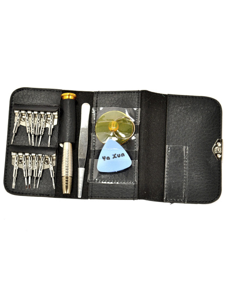 Набор отверток YA XUN YX-6016, 16 шт в 1, кожаный футляр - купить в интернет-магазине OZON с ...