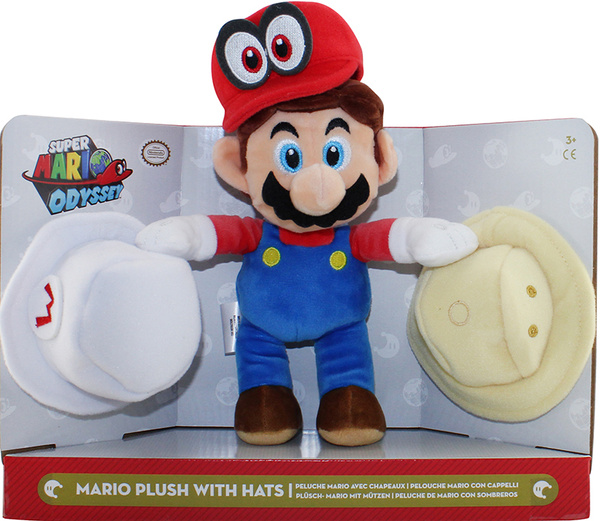 Мягкая игрушка Super Mario: Odyssey - Mario With Hats, 15 см купить на ...