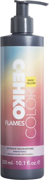 C:EHKO COLOR FLAMES Пигмент прямого действия для волос YELLOW (Желтый ...