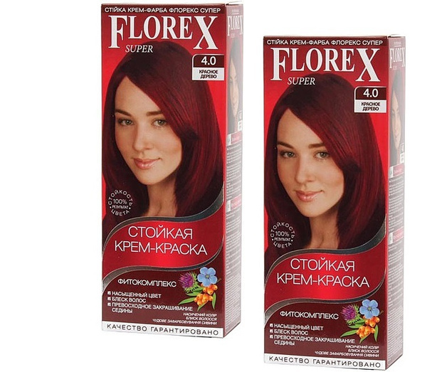 Florex Краска для волос, 200 мл - купить с доставкой по выгодным ценам ...