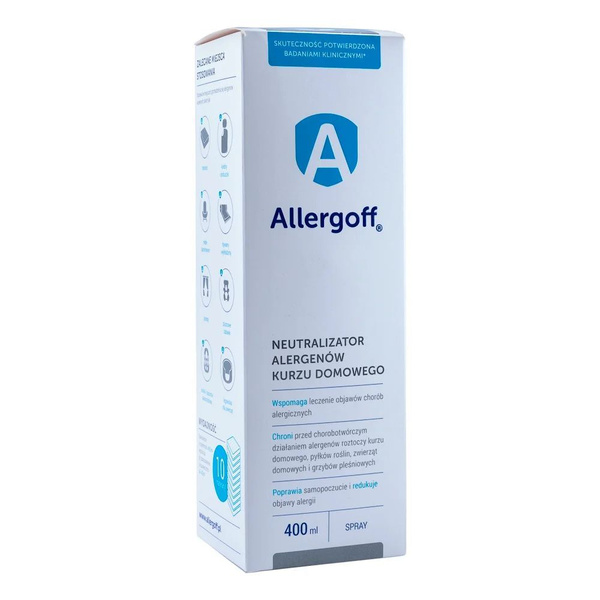 Средство от пылевых клещей ALLERGOFF спрей 400 мл - купить с доставкой ...
