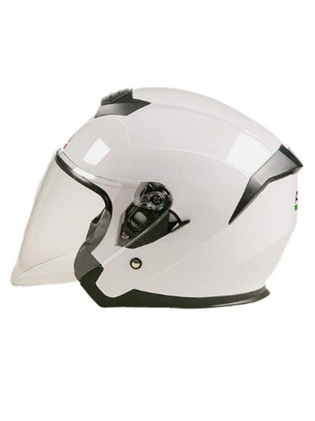 AiM Мотошлем открытый JK526 White Glossy M - купить с доставкой по ...