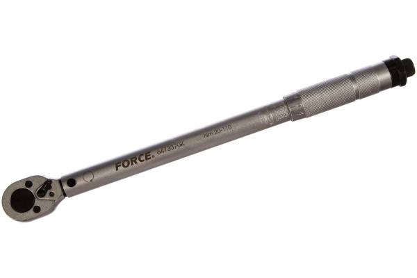 Динамометрический ключ предельный профессиональный 3/8" 20-110 Н/м длина - 365 мм 6473370K FORCE ...