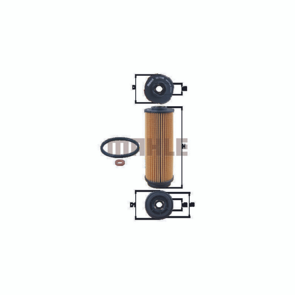 Фильтр масляный MAHLE OX1146D - купить по выгодным ценам в интернет ...