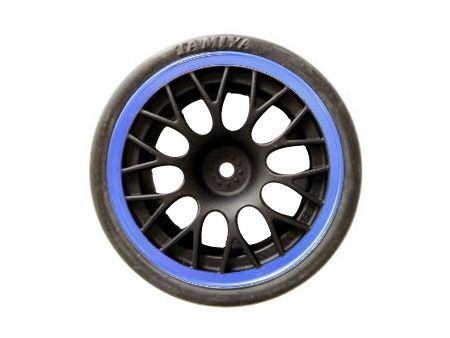 Tamiya Mesh Wheels 24mm Black/Blue 2mm Offset TAM84252 - купить с ...