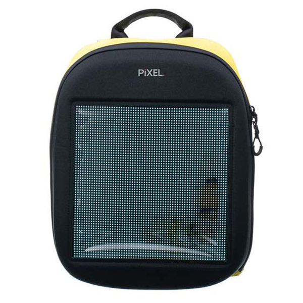 Рюкзак интерактивный с дисплеем Pixel ONE (B2) - YELLOW SUN - купить с ...