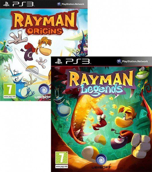 Игра Rayman Legends + Rayman Origin (PlayStation 3, Английская версия ...
