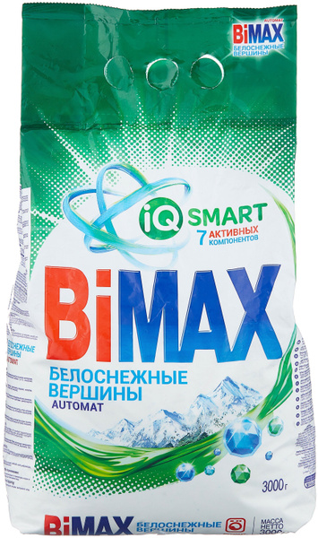 BiMAX Стиральный порошок 3000 г Для цветных тканей - купить с доставкой по выгодным ценам в ...