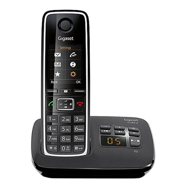 Радиотелефон Dect Gigaset C530A черный автооветчик - купить с доставкой ...
