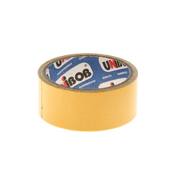 Клейкая лента двухсторонняя UNIBOB 38мм*5м на тканной основе - купить ...