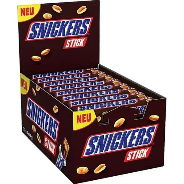 Шоколадный батончик Snickers Stick, 32штx20г - купить с доставкой по ...