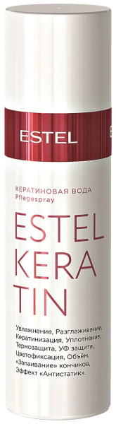 ESTEL PROFESSIONAL Кератиновая вода THERMOKERATIN для волос 100 мл - купить с доставкой по ...