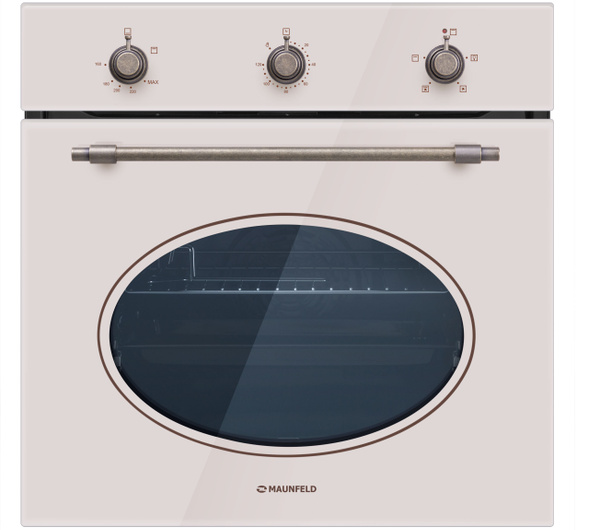 Духовой шкаф газовый встраиваемый MAUNFELD EOGC604RIB.MT, 60 см, 60 л ...
