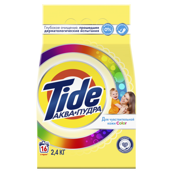 Стиральный порошок Tide Автомат Детский color 16 стирок 2,4 кг ...