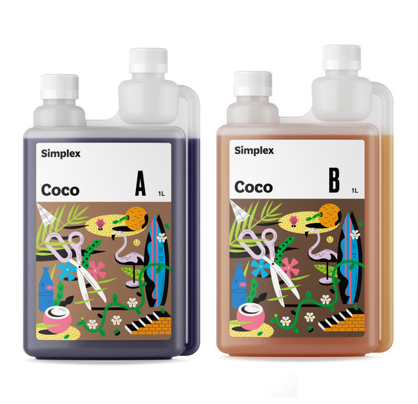 Комплект удобрений Simplex Coco A+B 2шт по 1л - купить с доставкой по выгодным ценам в интернет ...