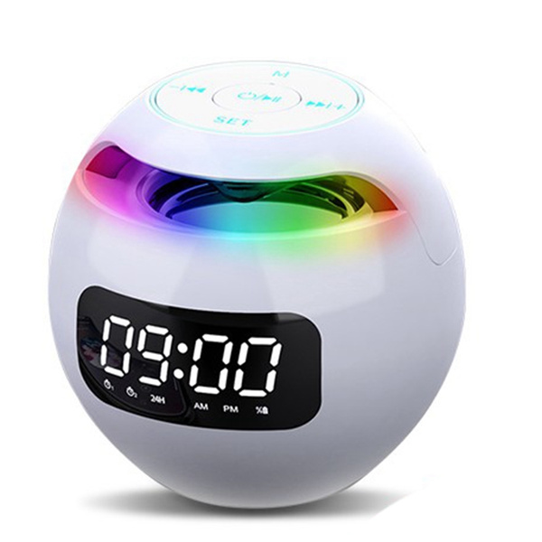 Мини-будильник Bluetooth-динамик беспроводной звуковой ящик с ...