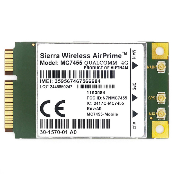 Сетевая карта MC7455 LTE PCI E FDD LTE TDD LTE 4G Cat6 для ноутбука ...