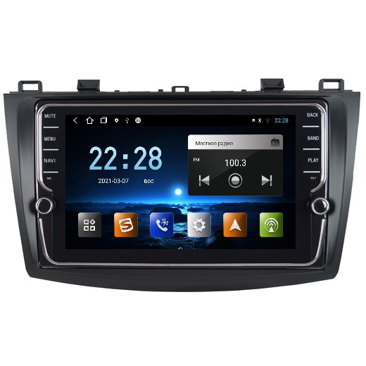 Магнитола R340 K100S Мазда 3 2009-2013 Mazda 3 BL - Android 12 - IPS2 ...