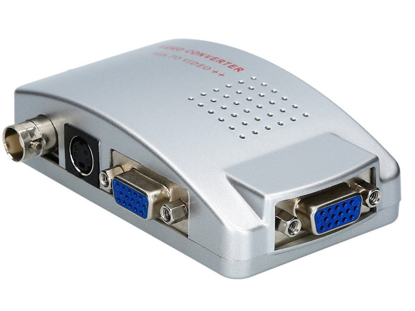 Конвертер с VGA на (BNC) Video и S-video купить на OZON по низкой цене (557982515)