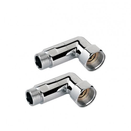 Соединение угловое для полотенцесушителя 1" х 1/2" ВР-НР TIM K3-LFM042 ...